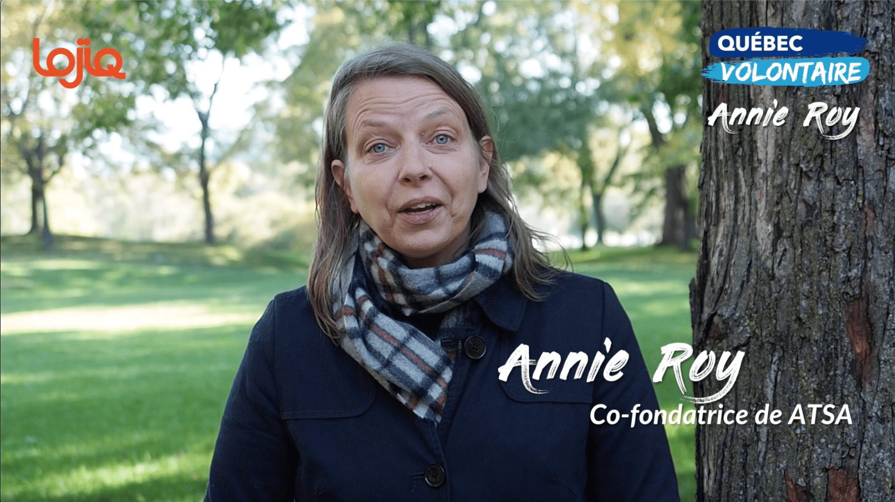 Annie Roy de l'ATSA s'engage avec Québec Volontaire | LOJIQ