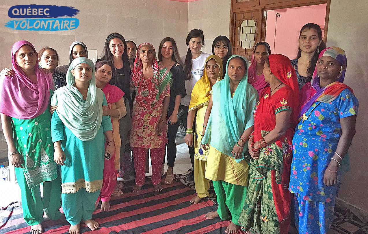Une jeune volontaire améliore la condition des femmes en Inde | LOJIQ