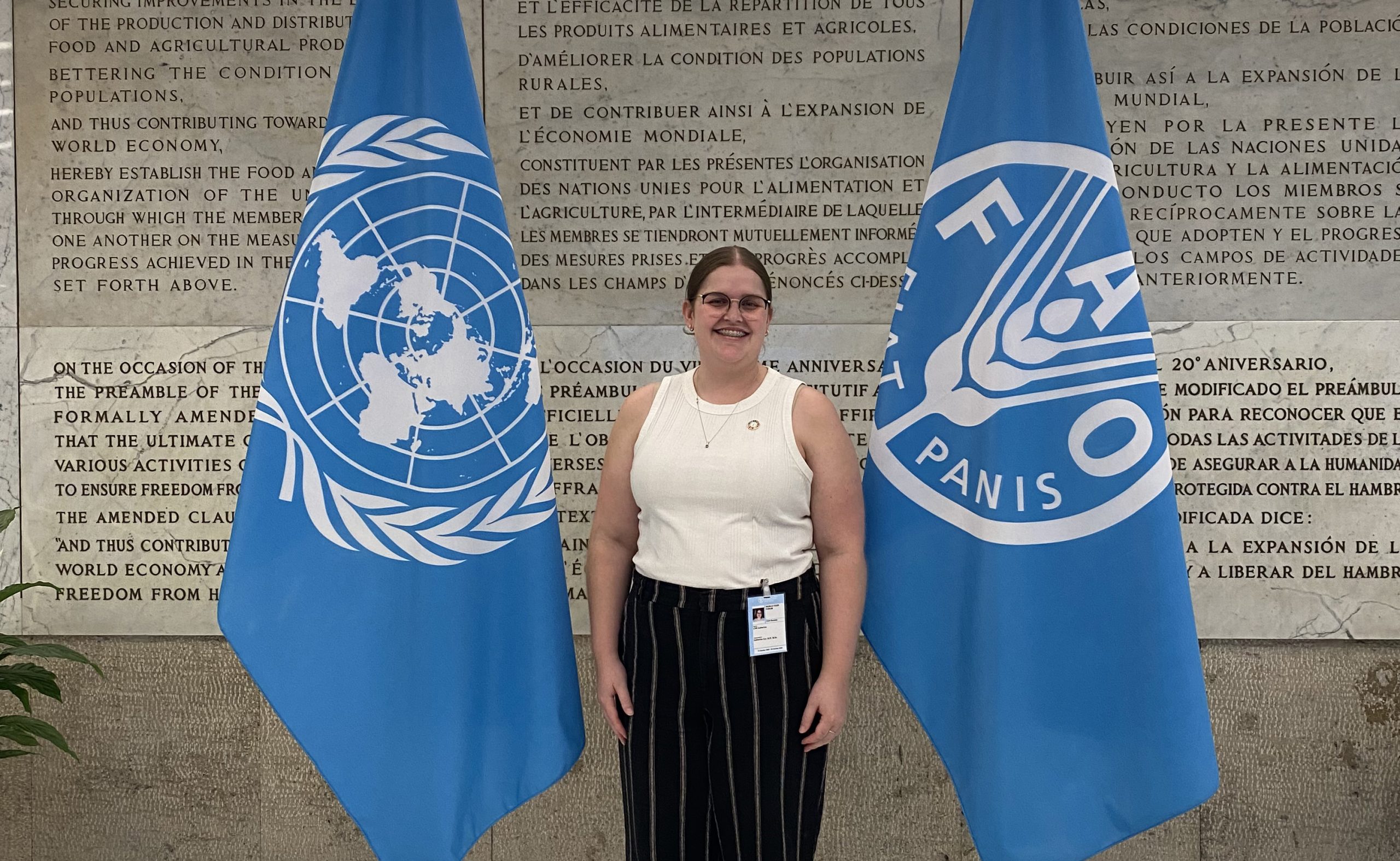 Catherine Cyr, porte-parole jeunesse au World Food Forum à Rome | LOJIQ